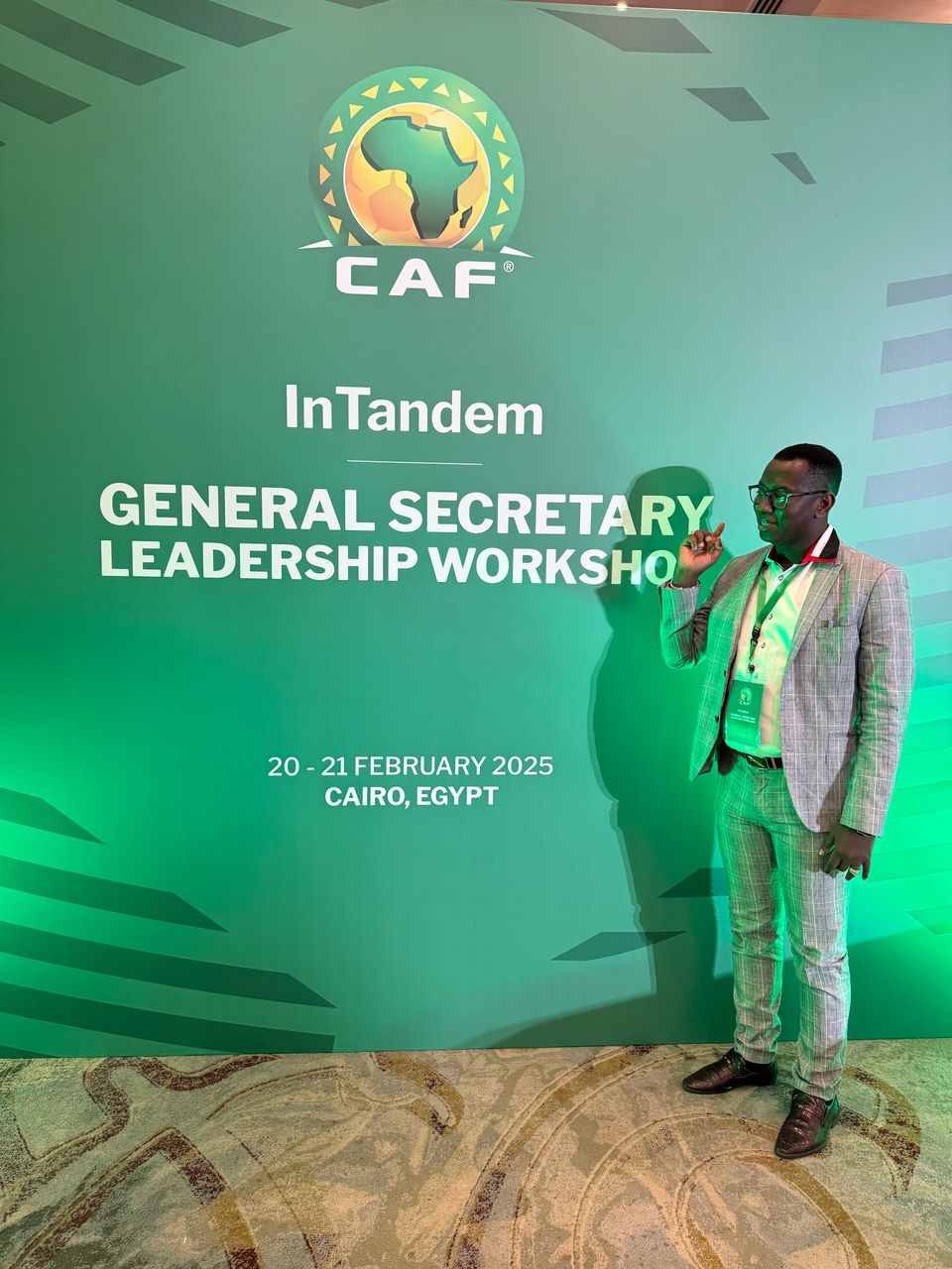Jassey amongst selected General Secretaries by CAF to Serve as mentors ...
